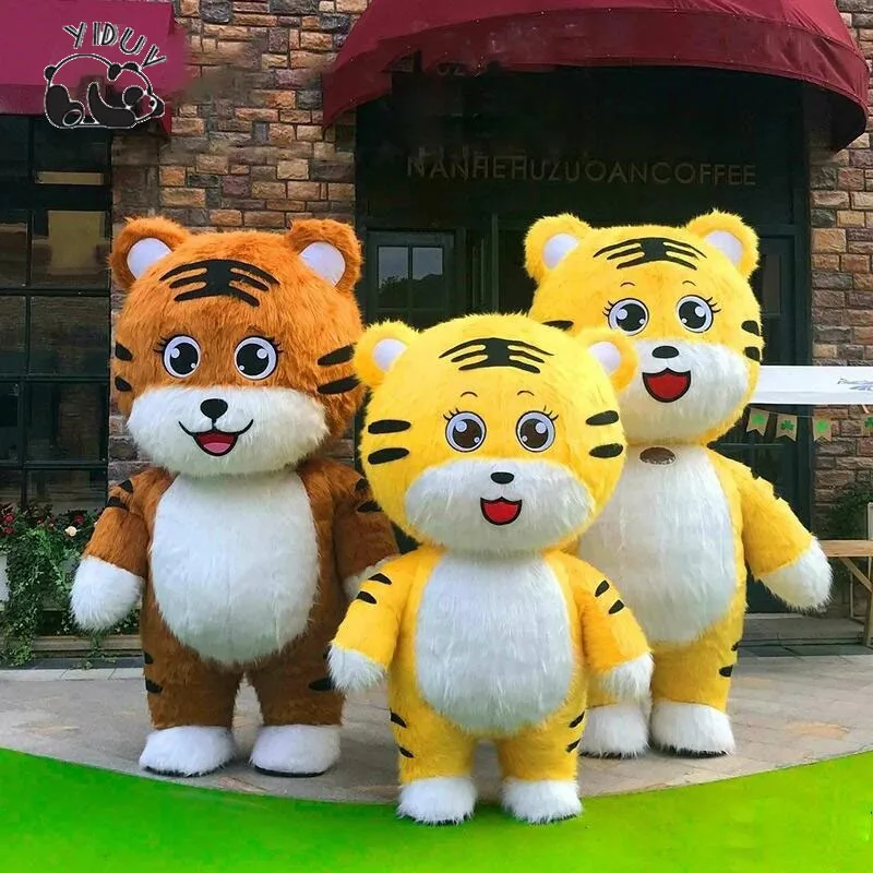 Why This Giant Brown Tiger Mascot Inflatable Costume Is the Ultimate ...