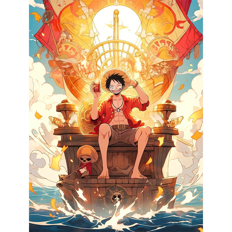 5D-Diamond-Painting-Kit-One-Piece-DIY-Mosaic-Diamond-Art-of-Monkey-D ...