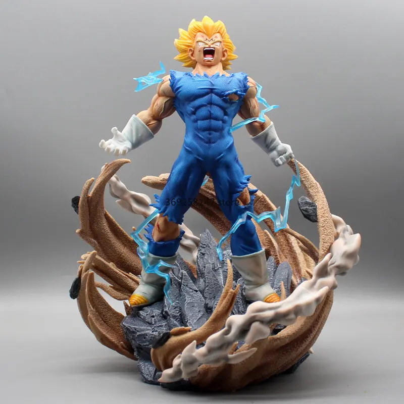 36cm-Anime-Dragon-Ball-Z-Figure-BT-Majin-Vegeta-with-Base-Figure-Self ...