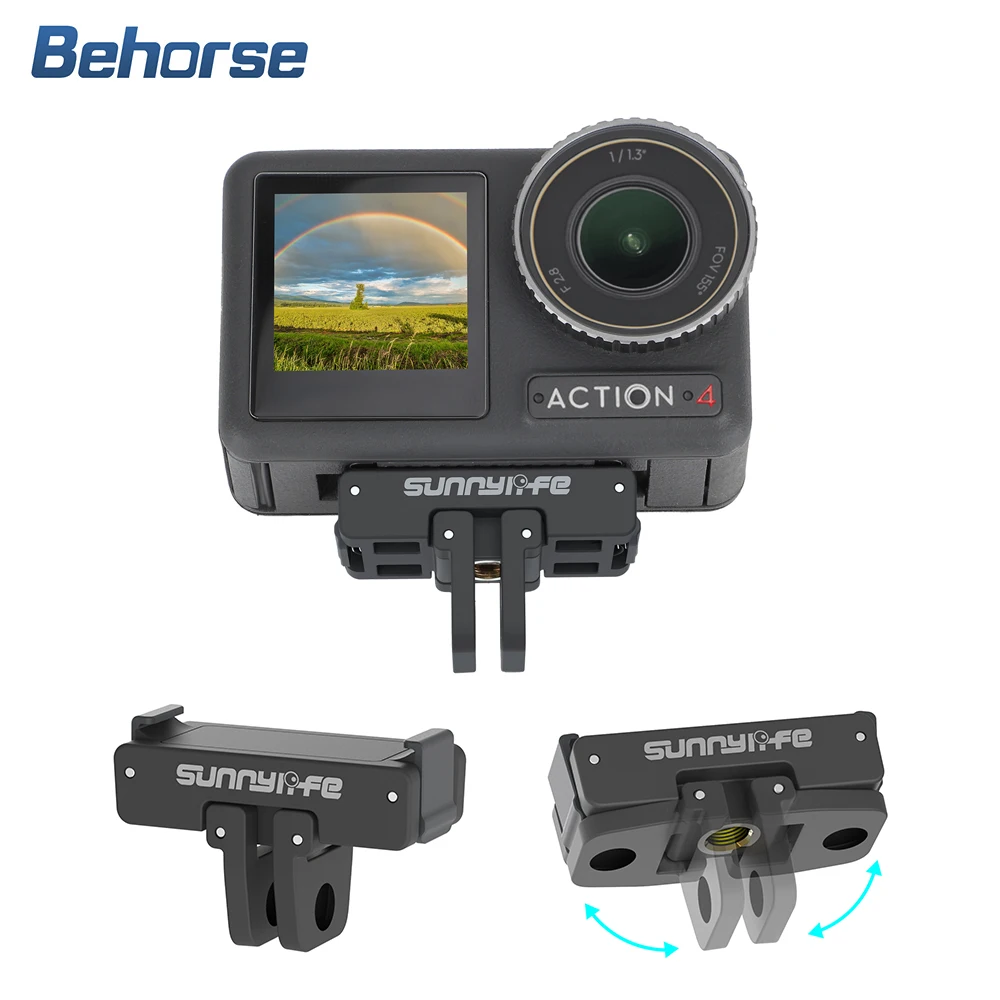 Magnetic-Adapter-For-DJI-Osmo-Action-4-3-2-Foldable-Quick-release-Plate ...