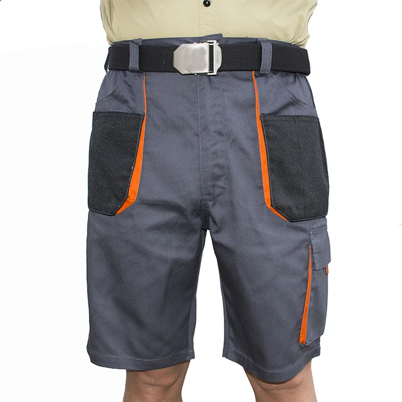 Mens Polycotton Shorts Cargo Short Working Shorts Multiple Pockets Hard ...