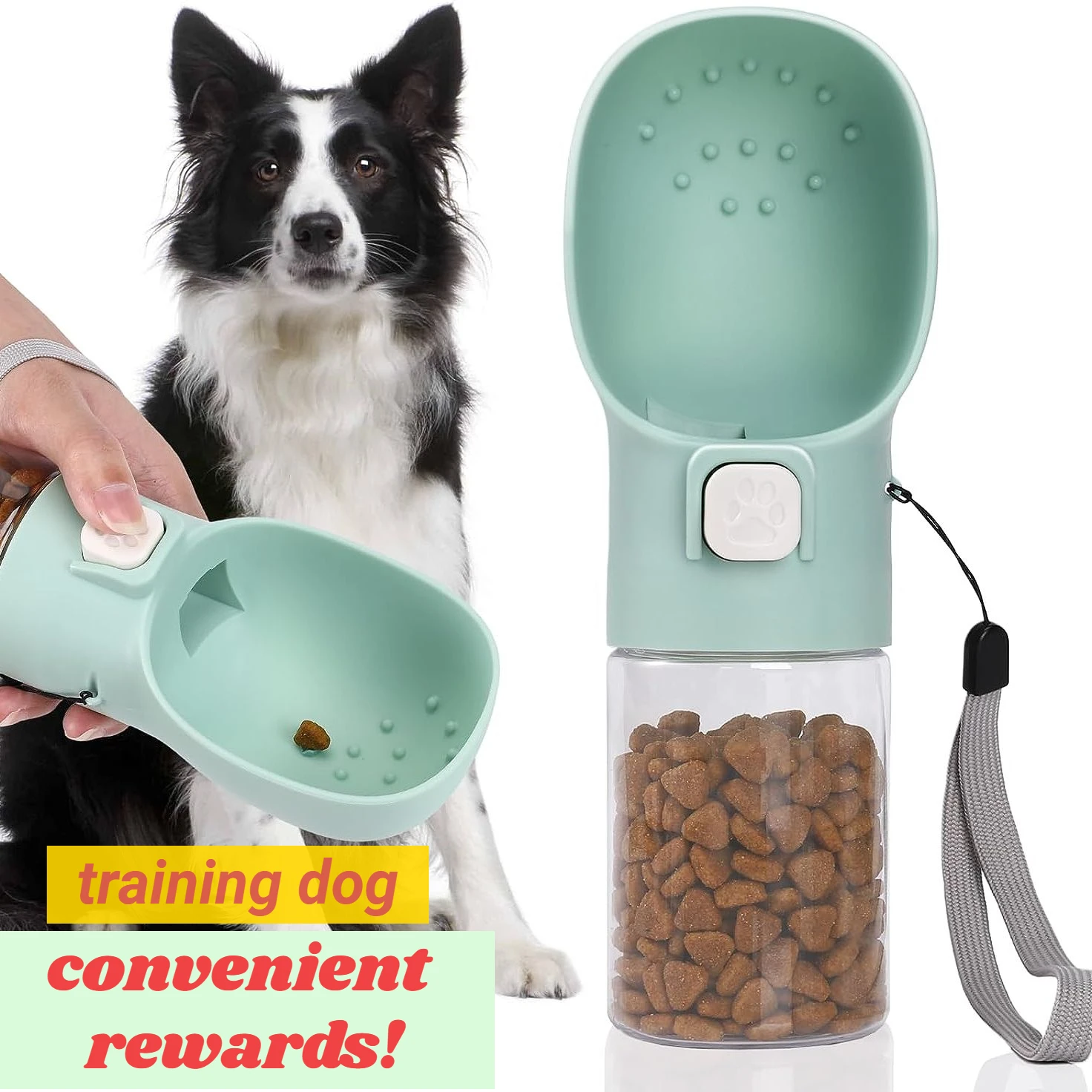 Handheld-Dog-Food-Treat-Dispenser-Training-Pouch-for-Small-Breeds-Dogs ...