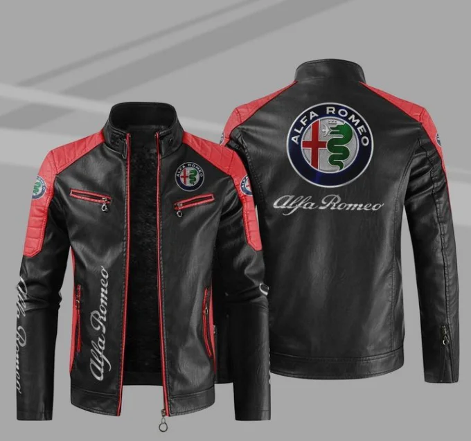 Alfa Romeo Leather Jacket | Alfa Romeo Men's Clothing | Alfa Romeo Men ...