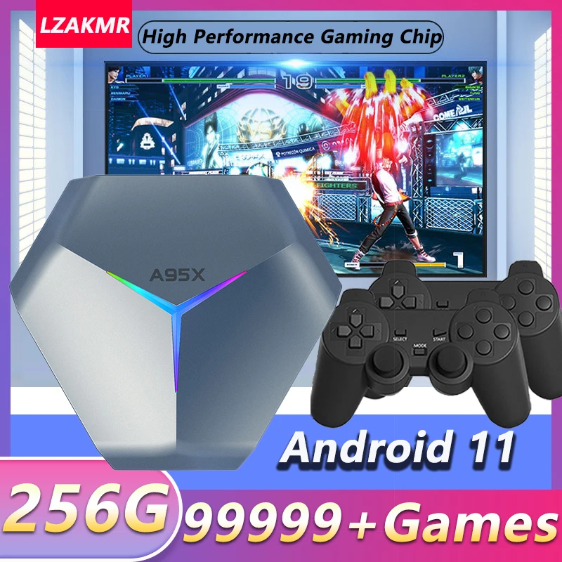 LZAKMR NEW Retro Classic A950X 3D Game Box Android TV 11 70 Emulator ...