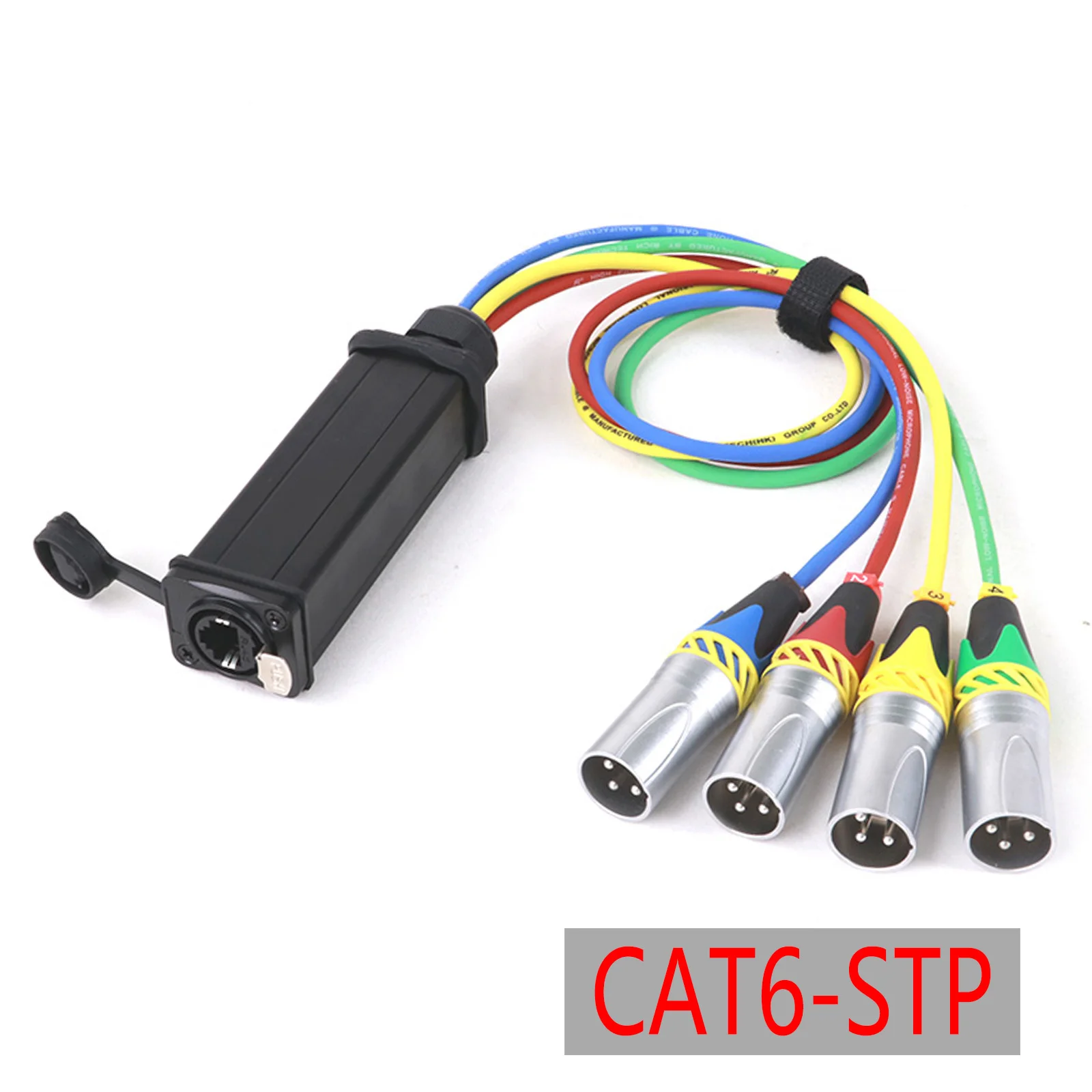 1PC-3-Pin-XLR-Female-Male-to-Ethercon-RJ45-Cat6-STP-Ethernet-Extender-4 ...