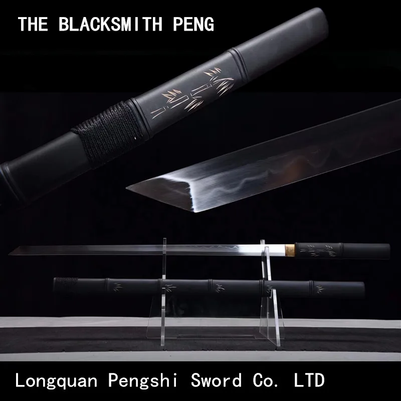 Ink-bamboo-Tang-knife-Bamboo-stick-invisible-sword-T10-steel-clay ...