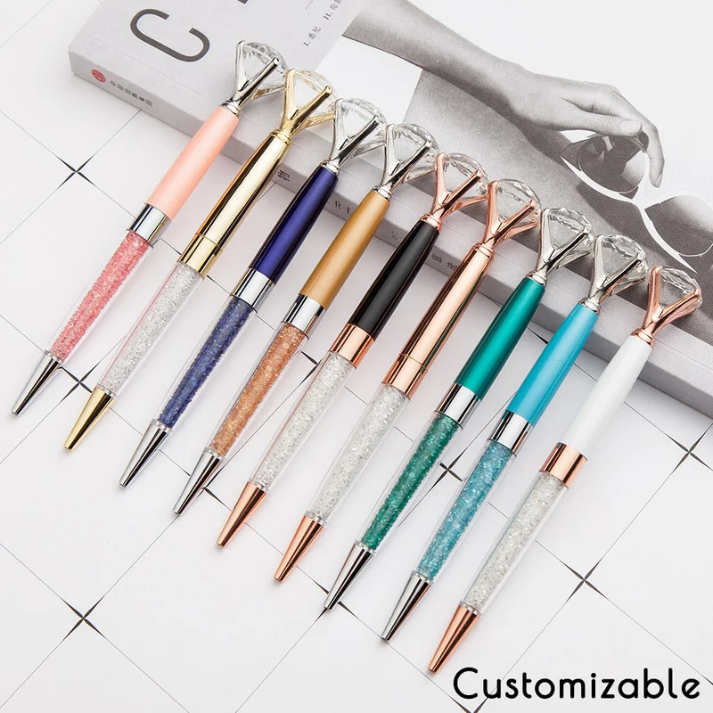 50pcs-Diamond-Ballpoint-Pens-Crystal-Ball-Pens-Ballpen-Color-Girl-Pens ...