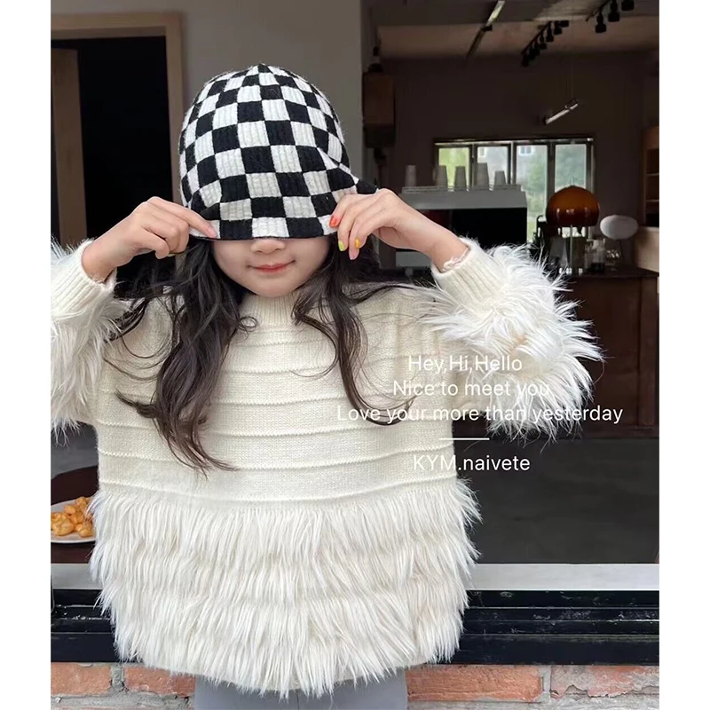 Girls-Tassel-Sweater-Autumn-New-Baby-Kids-Children-s-Fashion-Fur ...