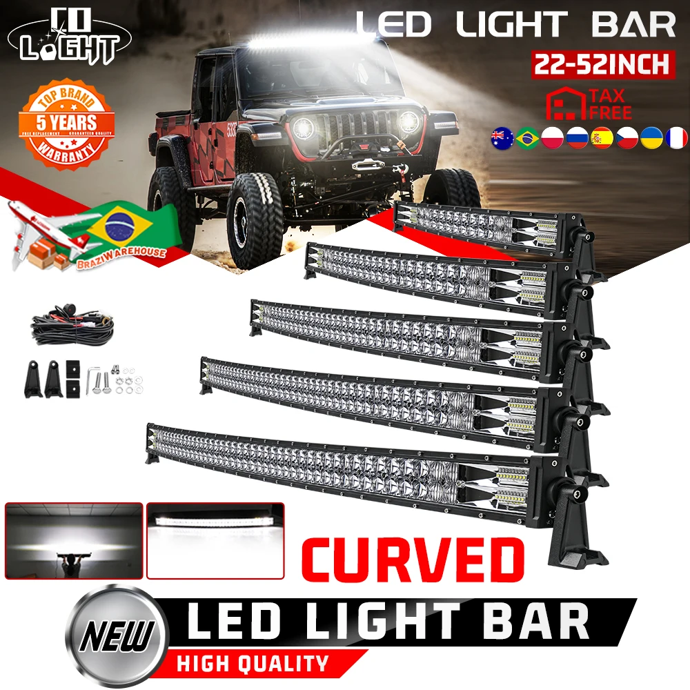CO-LIGHT-42-Inch-LED-Light-Bar-Off-Road-Driving-Light-Spot-Flood-Combo ...