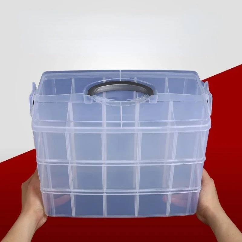 Multilayer-Transparent-Plastic-Box-Storage-Box-Sorting-Parts-Plastic ...