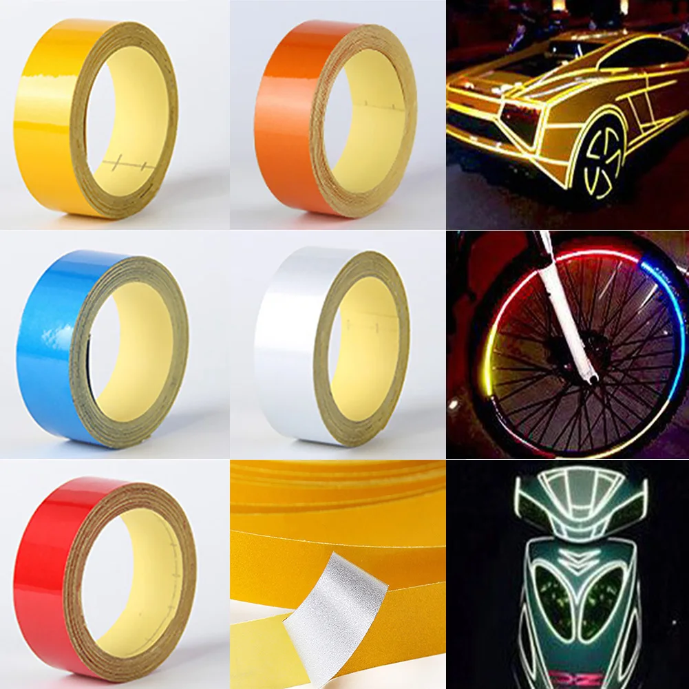 1Pc-5m-2cm-Reflective-Stripe-Tape-Car-Motorcycle-Bike-Rim-Wheel-Stripe ...