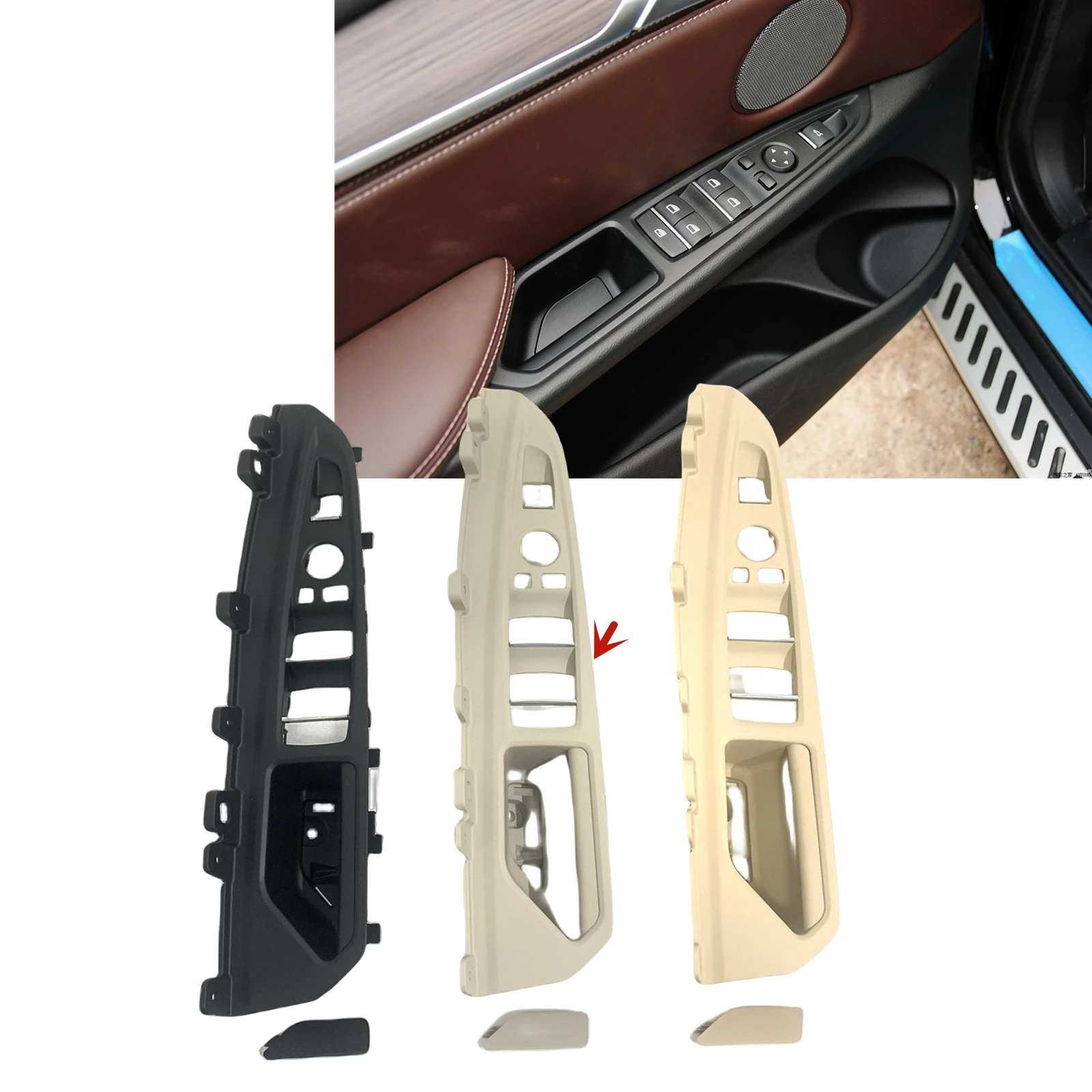 Interior-Front-Left-Door-Side-Handle-Catch-Kit-For-BMW-X5-F15-M-F85-X6 ...