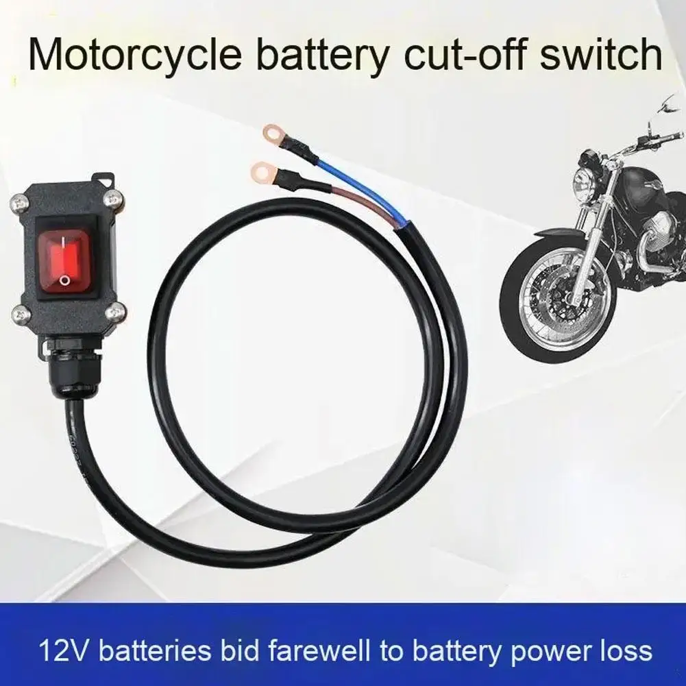 30/50/100cm Cable Motorcycle Kill Switch Heavy Duty Battery Disconnect ...