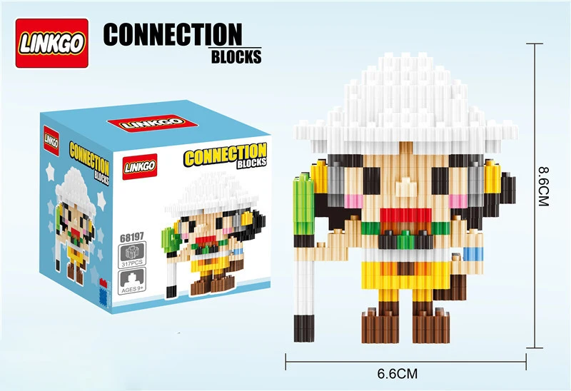 Bloques de construcción de One Piece Connection Luffy Chopper Nami ...