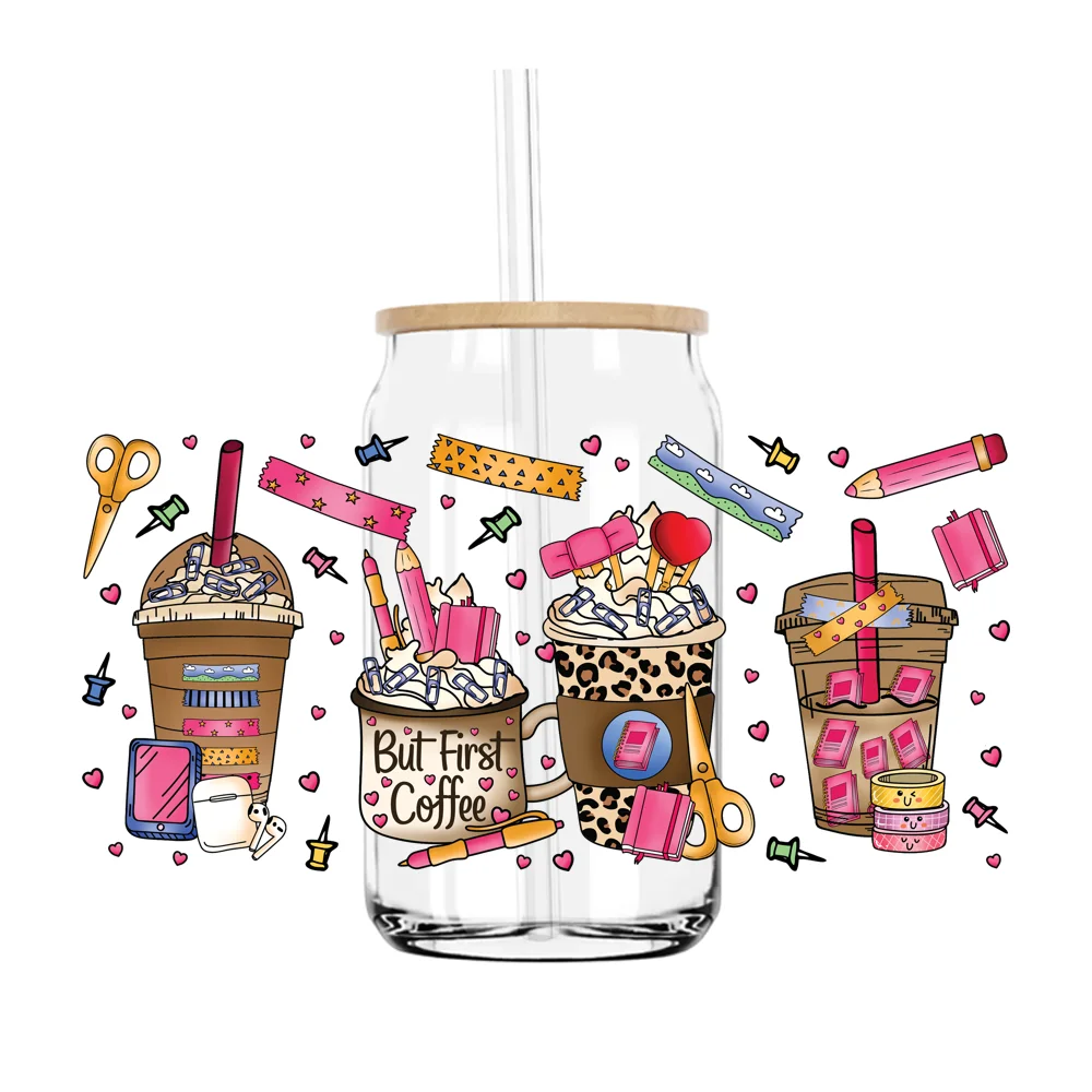 But-First-Coffee-Fuel-16OZ-UV-DTF-Cup-Wrap-Transfers-Stickers-For-DIY ...