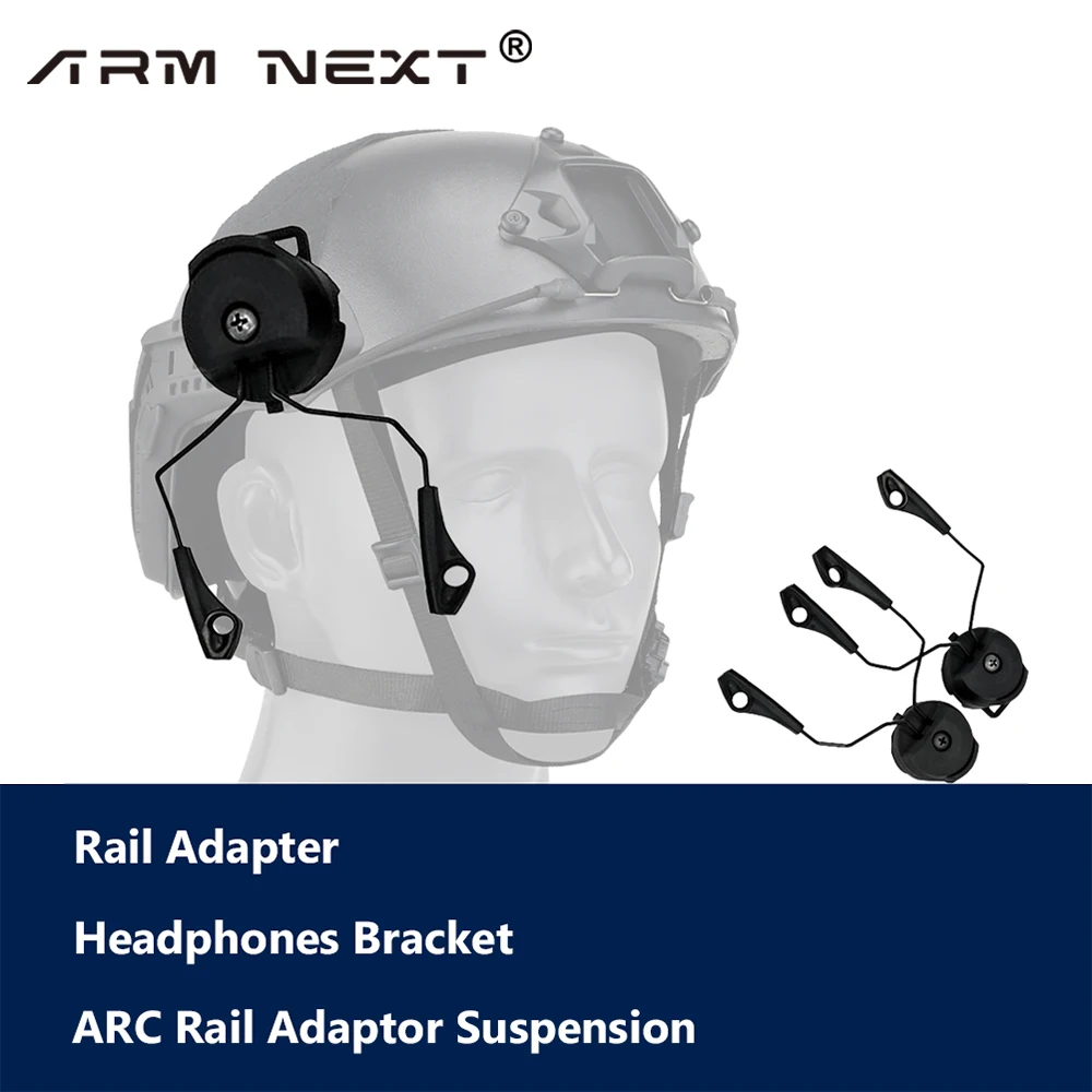 Electronic-earmuf-ARC-OPS-CORE-Helmet-Rail-Adapter-Tactical-headphone ...