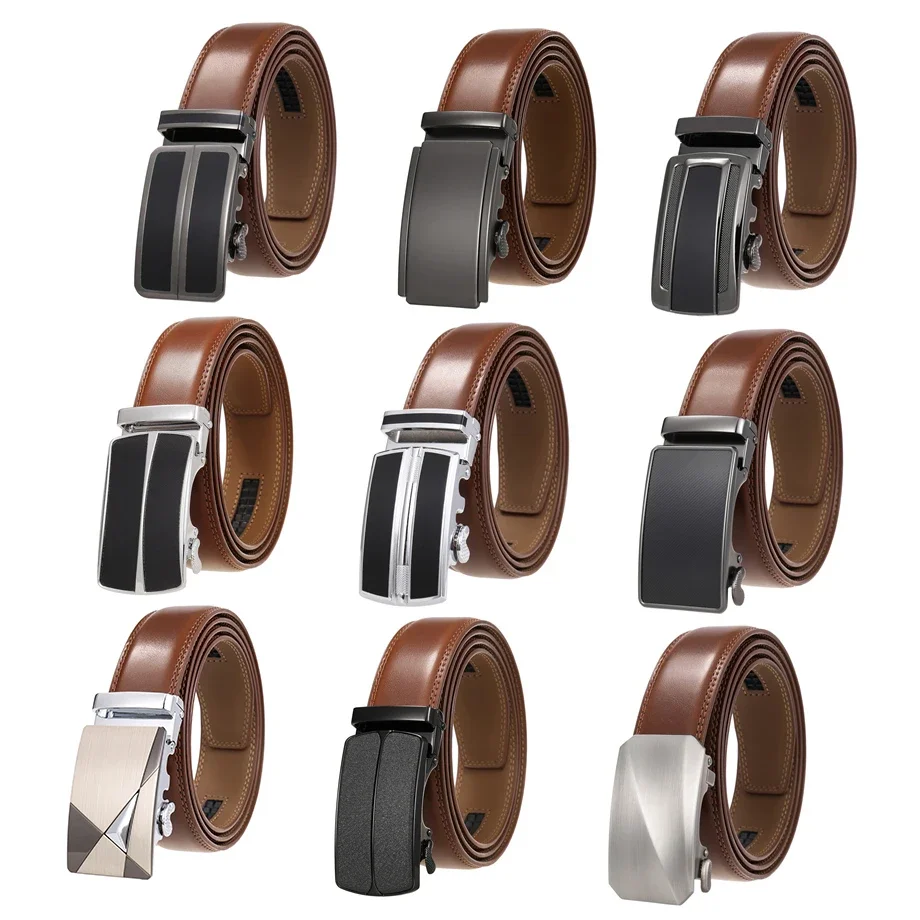 Plyesxale-Men-Casual-High-Quality-Belt-Dark-Brown-Man-Genuine-Leather ...