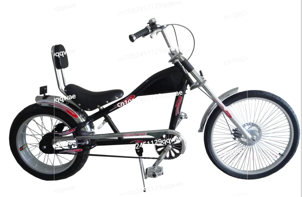 Bicicletas de personalidade, carros retrô, hipsters, Harley-Dley ...