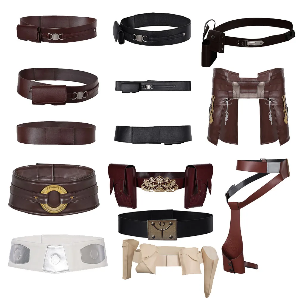 Jedi-Cosplay-Knight-Belt-Waistband-Brown-Black-Belts-Movie-Space-Battle ...