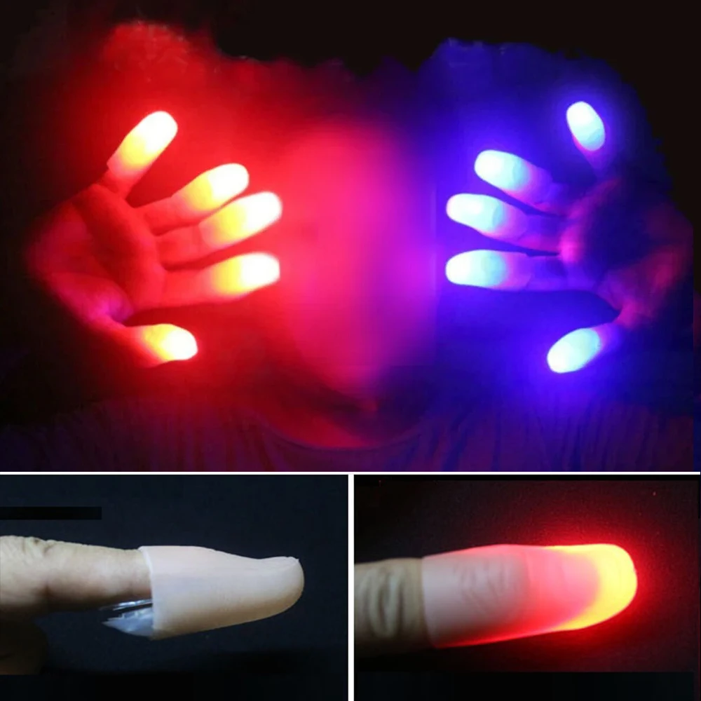 2-4-6pcs-Magic-Light-Thumb-Flash-Finger-Toy-Bright-Lights-Magic-Prop ...