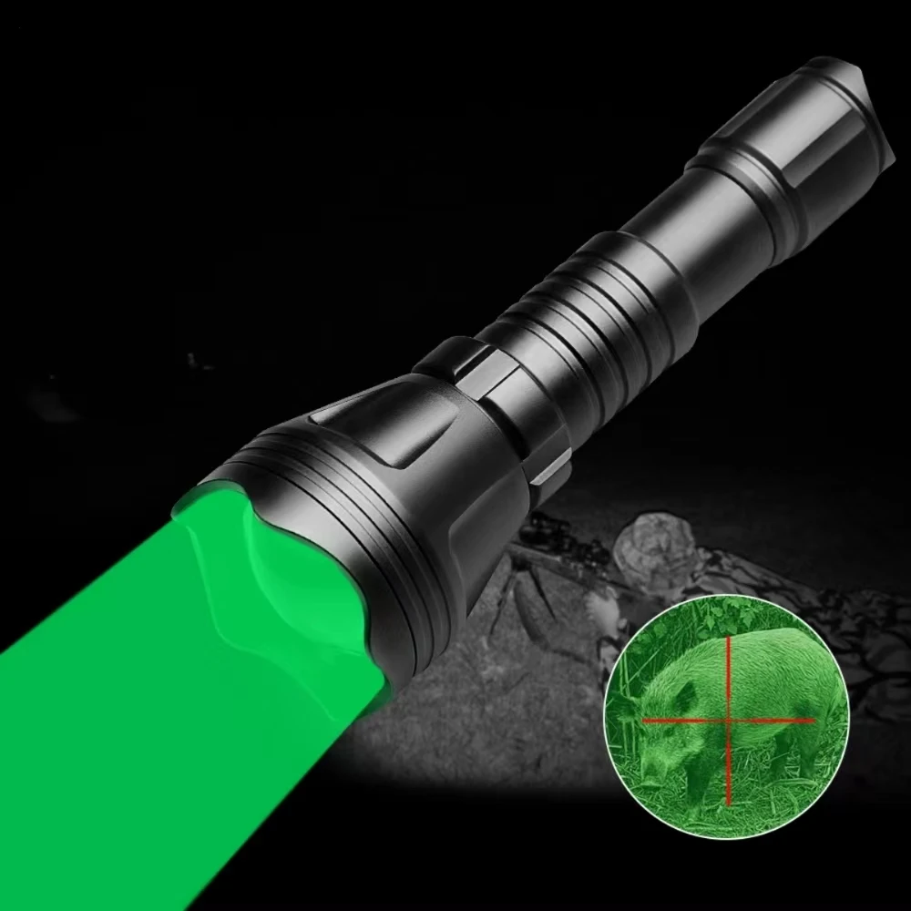 Odepro KL52 Linterna de caza LED de alta potencia de luz láser verde ...