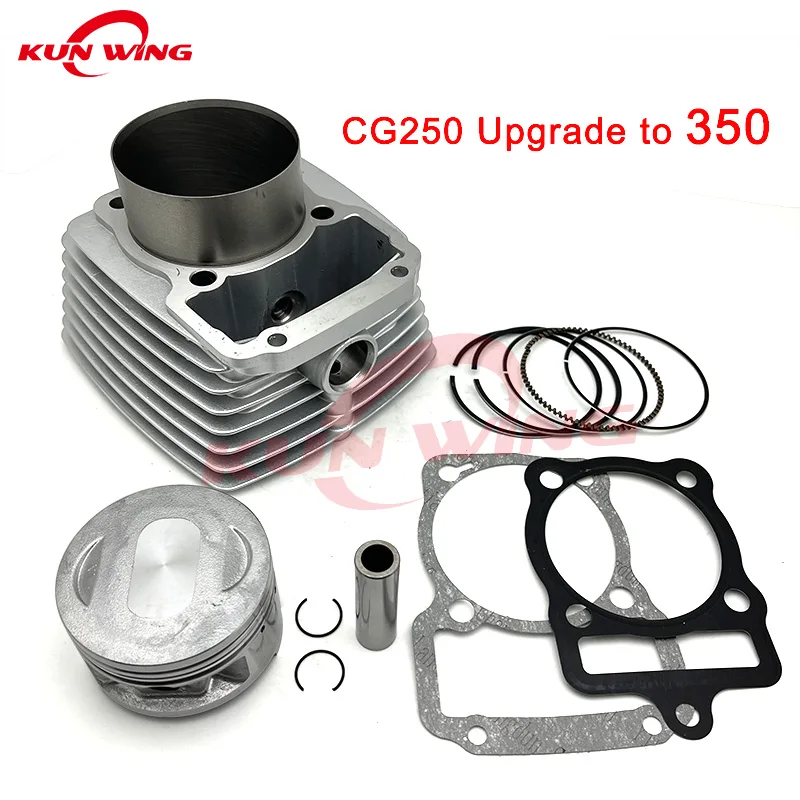 72.5MM 350CC BIG BORE Cylinder Kit for CG250 CG 250 Upgrade to CG350 ...