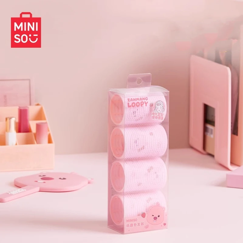 MINISO-LOOPY-Series-of-Cute-Hair-Curlers-Cute-Beaver-Magic-Curlers ...
