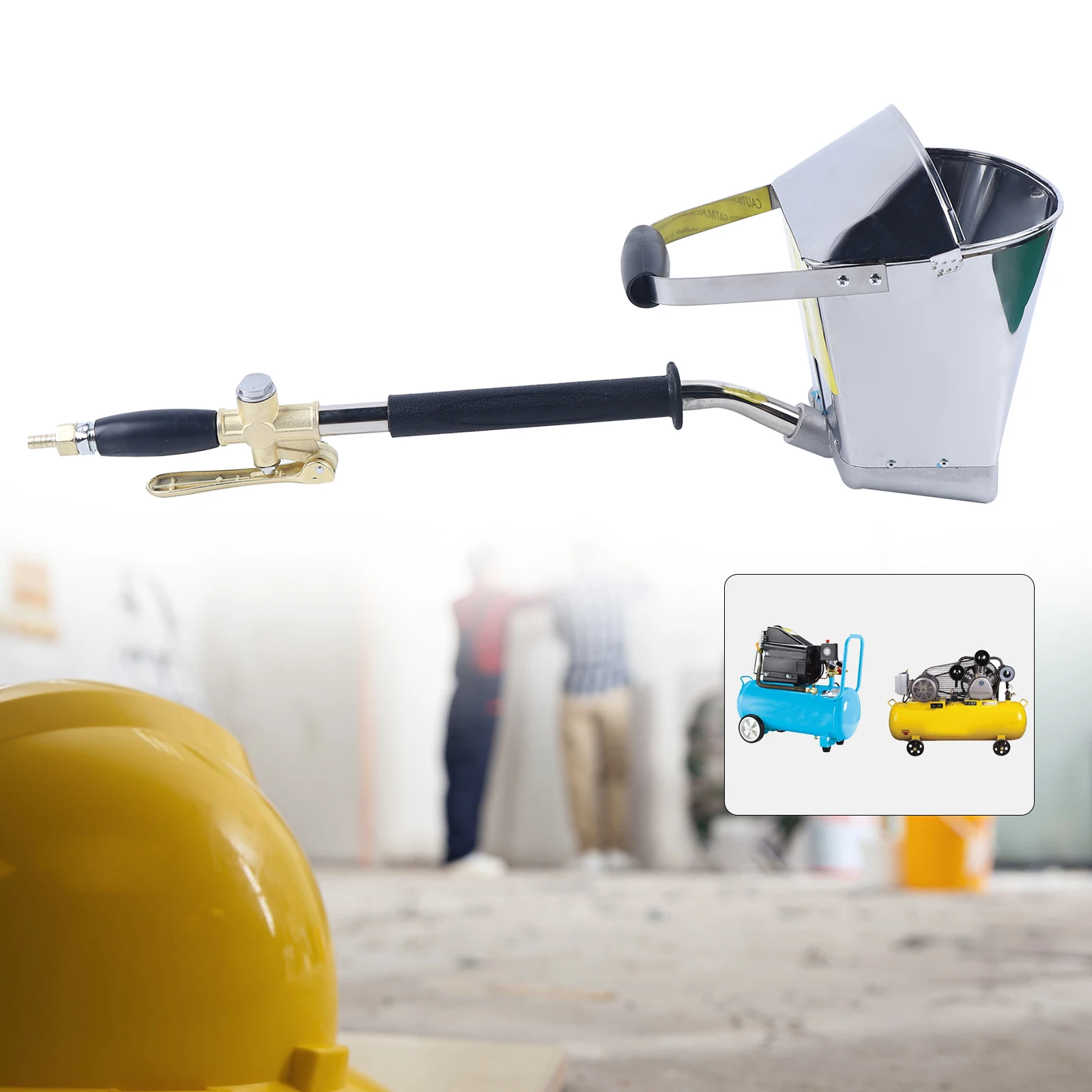 Cement-Mortar-Sprayer-Gun-For-Wall-ACeiling-Stucco-4-Jet-Plaster-Hopper ...