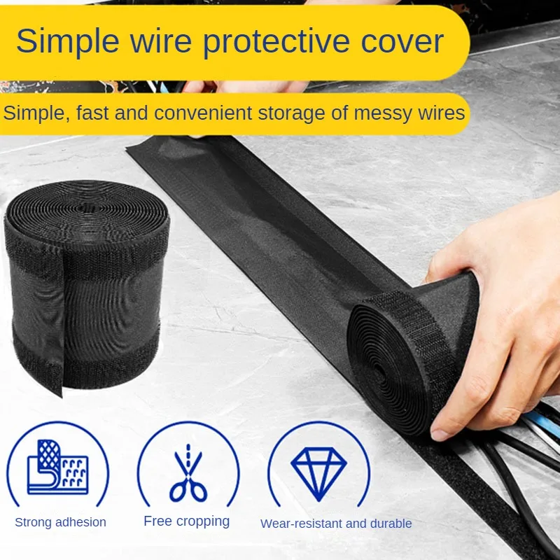 1-Meters-Cable-Cover-Nylon-Sticky-Wire-Protector-Floor-Blanket-Reusable ...