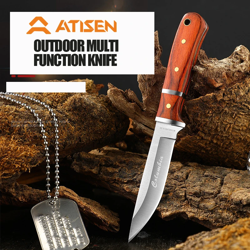 Professional Hunting Knife Outdoor Knife Multi Tool Survival Sharp ...