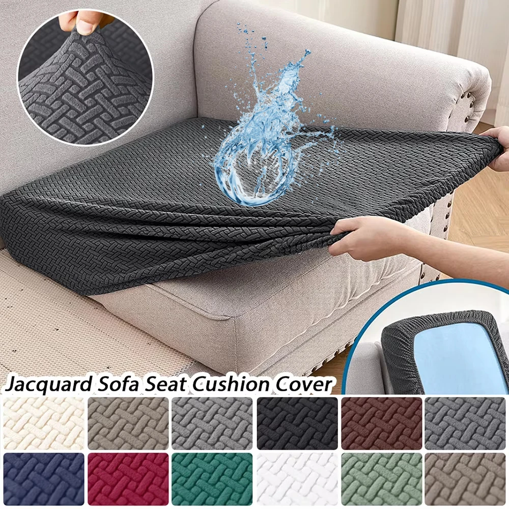 Thick Sofa Seat Cushion Cover Cat-Proof Scratch-Resistant Fabric Anti ...