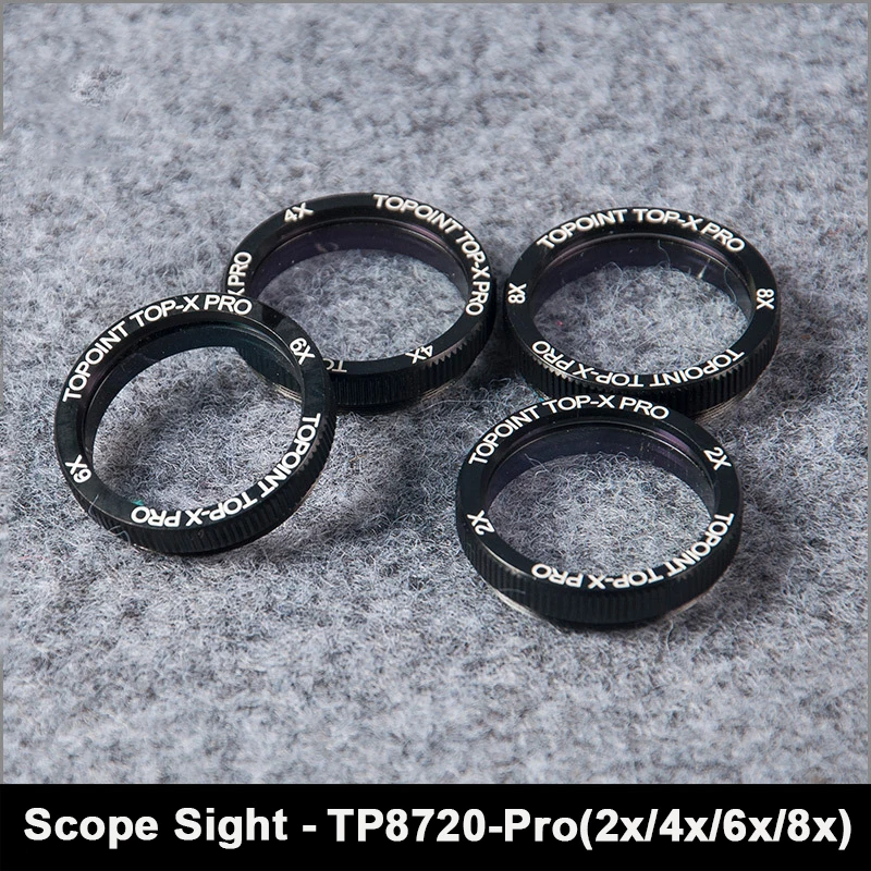 Compound Bow Scope Sight 2x/4x/ 6x/8x Lens TP8720 Pro 30mm Magnify ...
