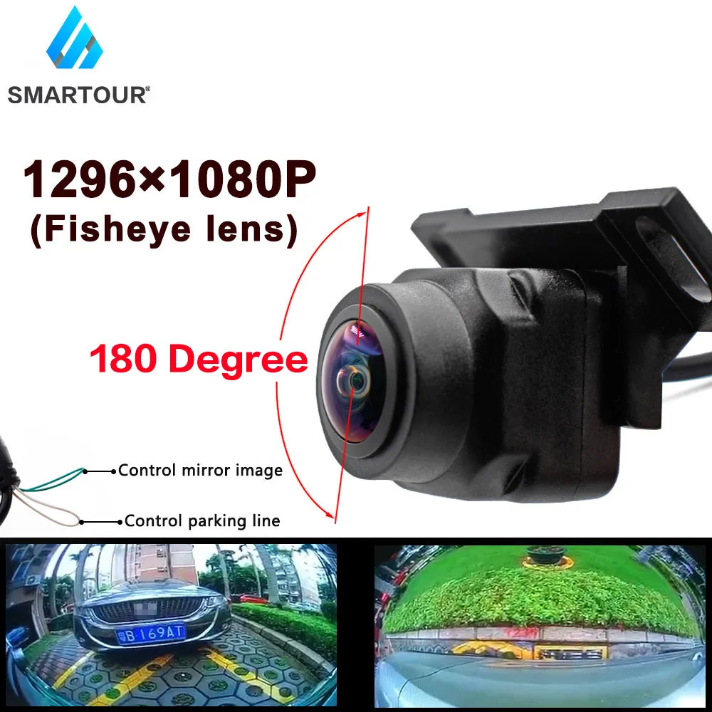 HD1296-1080P-180-Degree-CCD-Fisheye-Lens-Starlight-Night-Vision-Vehicle ...