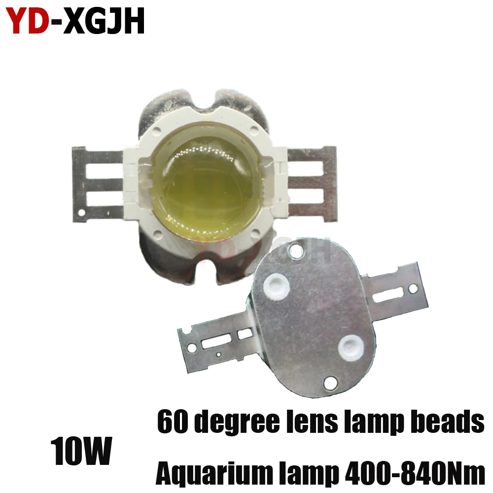 LED Aquarium Lamp Beads Full Spectrum Underwater Light 60 Degree 10W ...