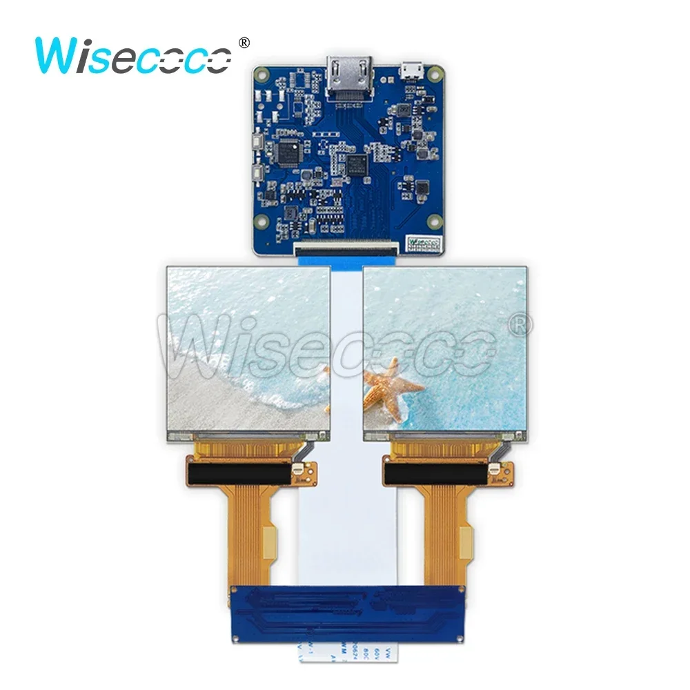 Wisecoco 1440x1440 2.9 Inch Dual Display Square LCD Screen TFT ...