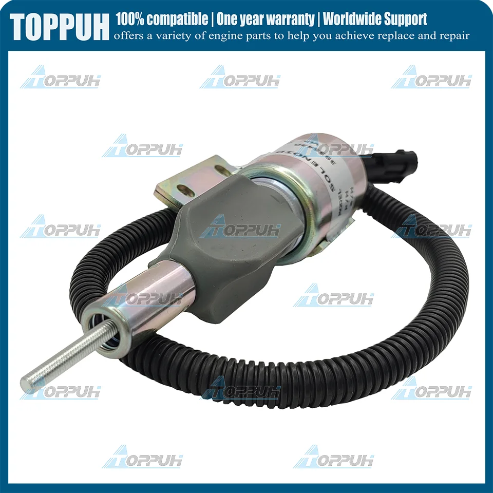 3935430-Fuel-Shutdown-Solenoid-24V-For-Cummins-Woodward-SA-4892-24 ...