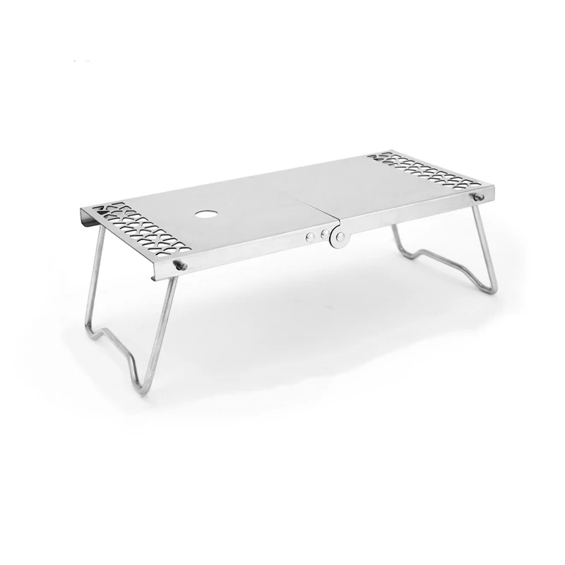Stainless-Steel-Grill-Table-Outdoor-Portable-Foldable-Camping-Mini ...