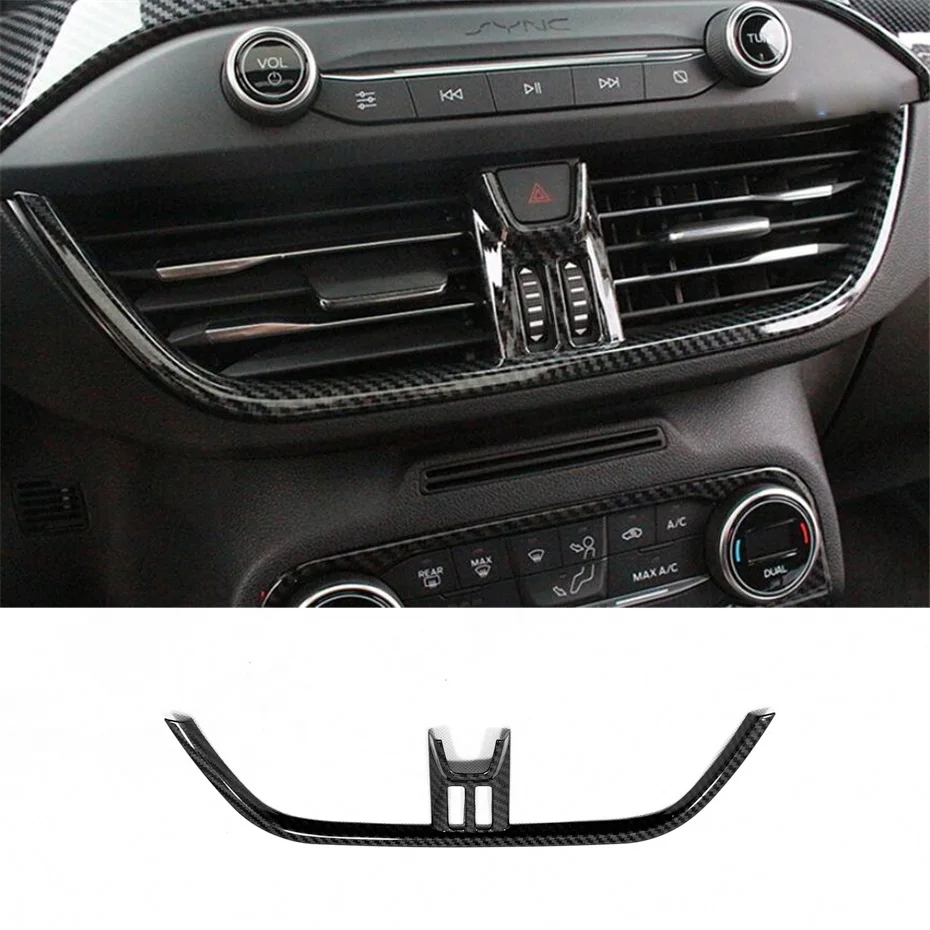 Middle Air Conditioning Outlet Vent Hoods Cover Trim For Ford Focus ...
