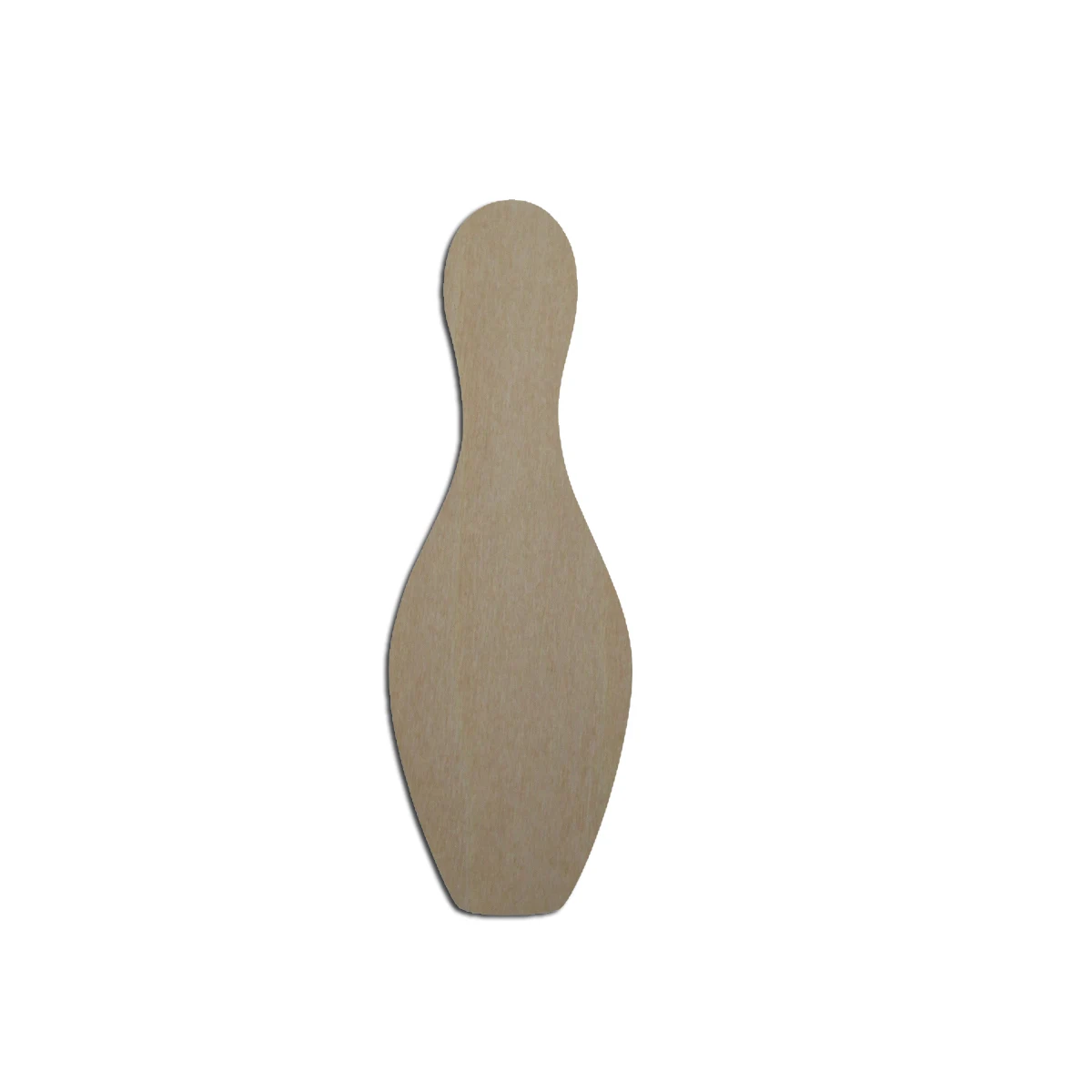 Unfinished Blanks Wooden Bowling Ball Pin Cutout Wood Sport Shape For ...
