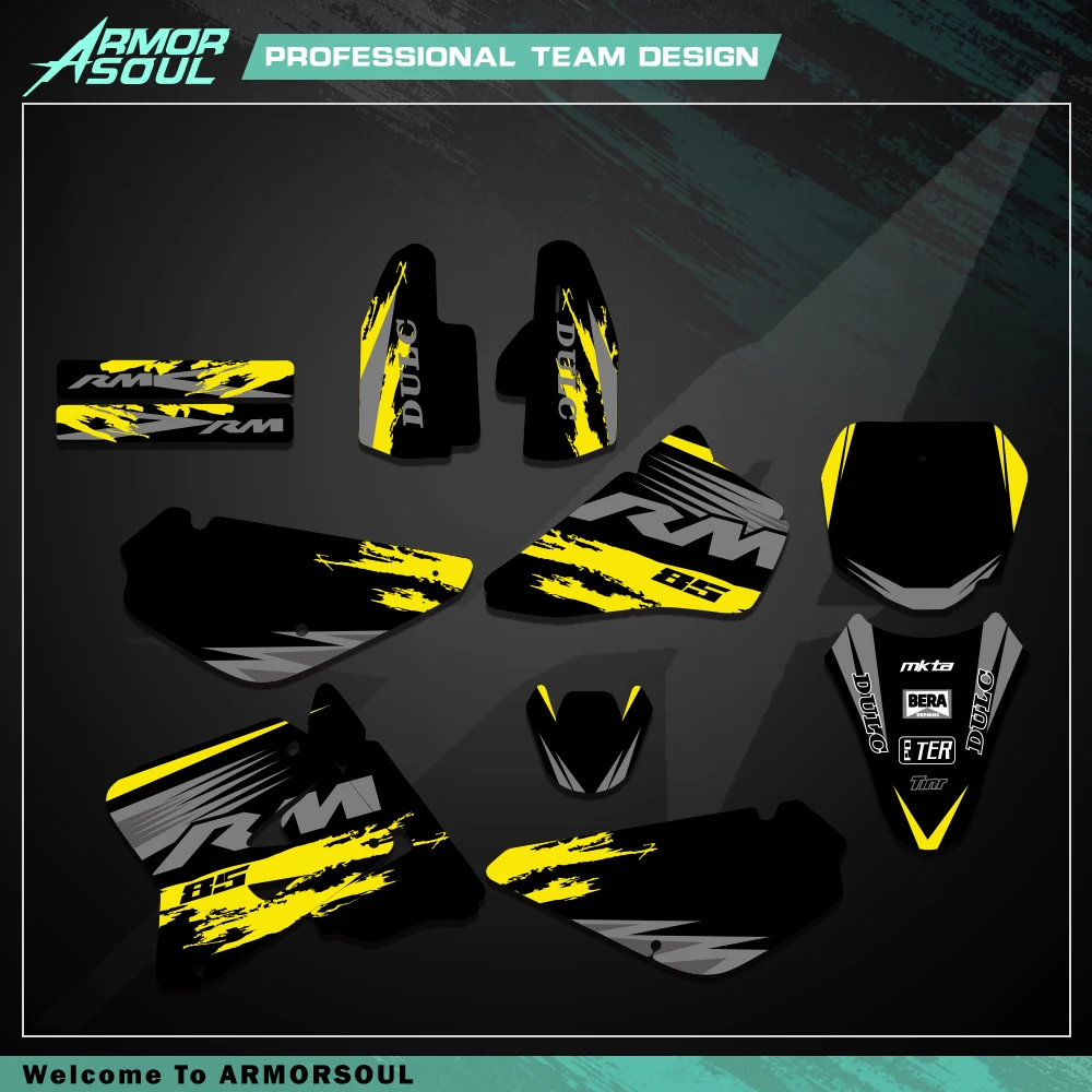 Armorsoul-For-Suzuki-85-RM-2018-2001-Stickers-Decals-Graphics-kits-For ...