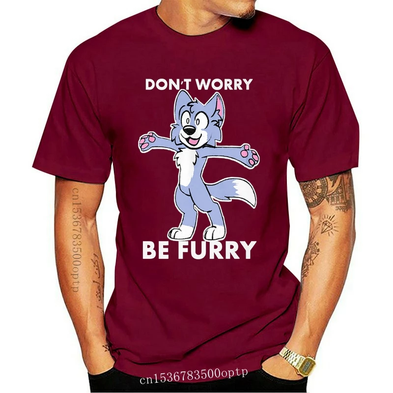 New-Men-T-Shirt-Furry-Fandom-Shirt-Don-t-Worry-Be-Furry-Women-tshirt.jpg