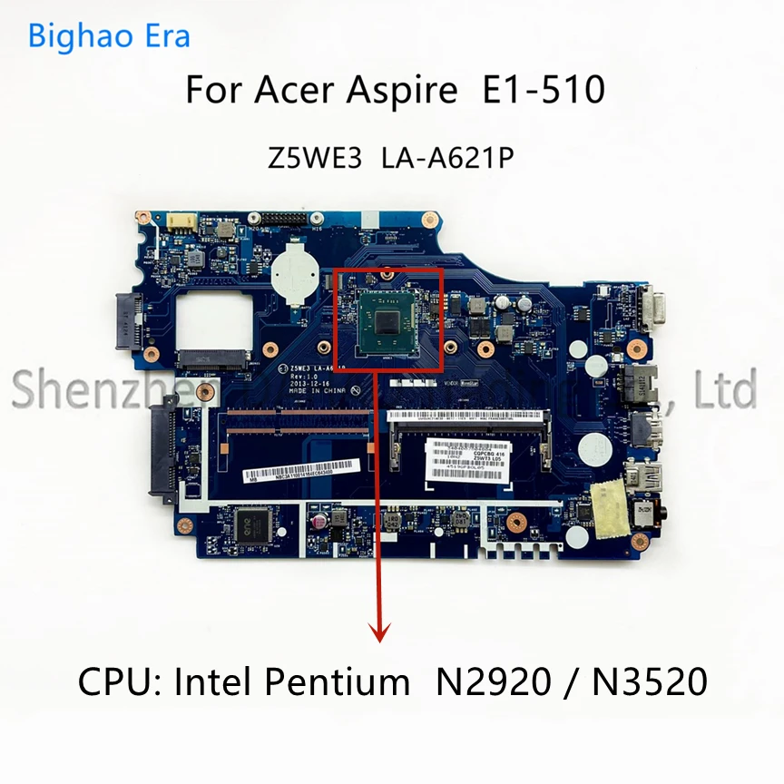 Z5WE3-LA-A621P-For-Acer-Aspire-E1-510-E1-510-2500-Laptop-Motherboard ...