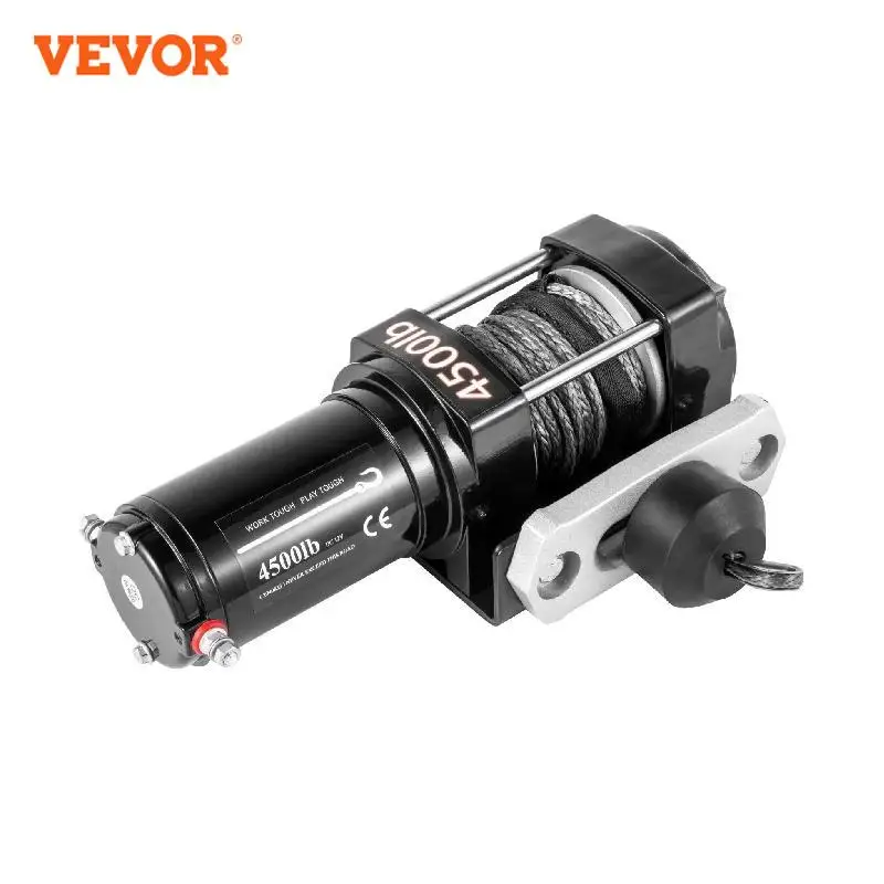 VEVOR-Elektrische-Seilwinde-Edelstahl-12V-Elektrische-LKW-Winde-4500 ...