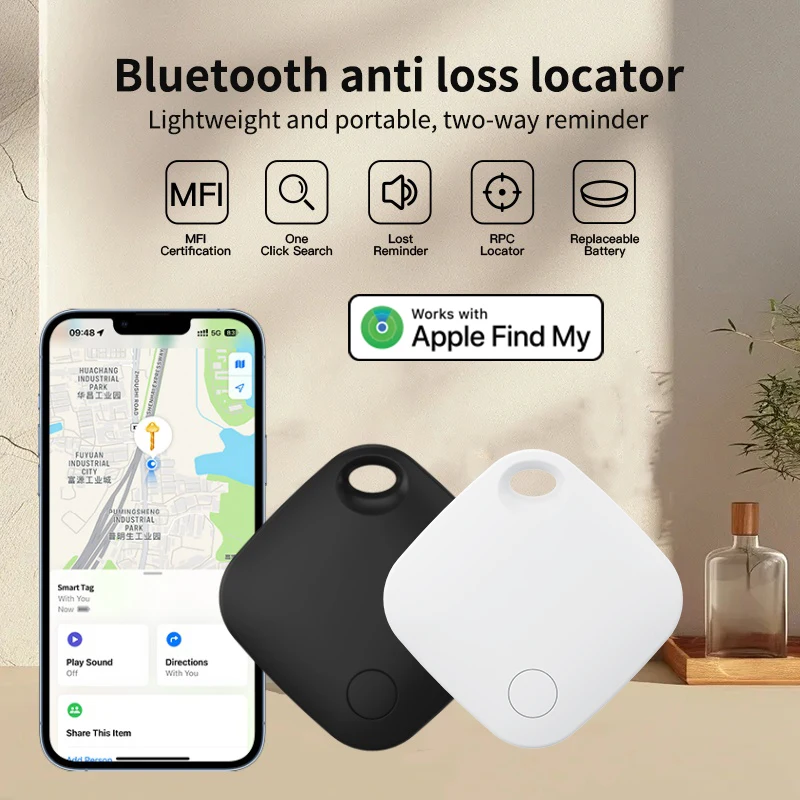 Smart-Air-Tag-For-Apple-Find-My-Mini-Smart-Tracker-GPS-Tracker-Reverse ...