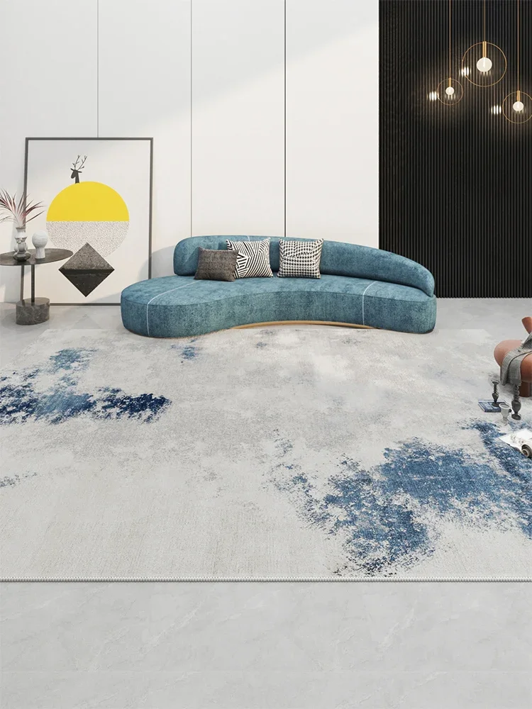Modern-Minimalist-Blue-Abstract-Living-Room-Carpet-European-Luxury-Art ...