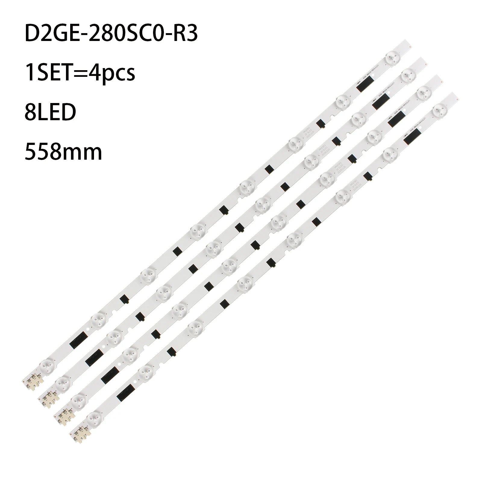 4pcs-8LED-TV-Backlight-Strips-for-Samsung-28-TV-D2GE-280SC0-R3 ...