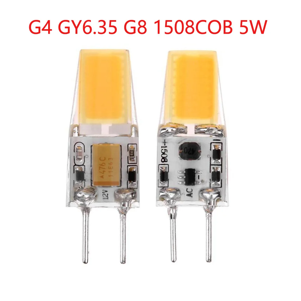 G4-GY6-35-G8-LED-Bulb-Natural-White-4000k-5W-ACDC12V-AC110V-Mini-Cob ...