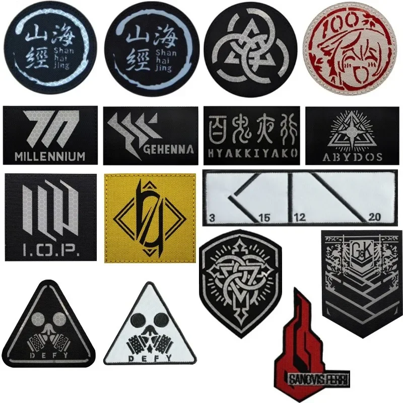 Blue-Archive-Patches-Millennium-Henna-Trinity-IR-Reflective-Anime-Patch ...