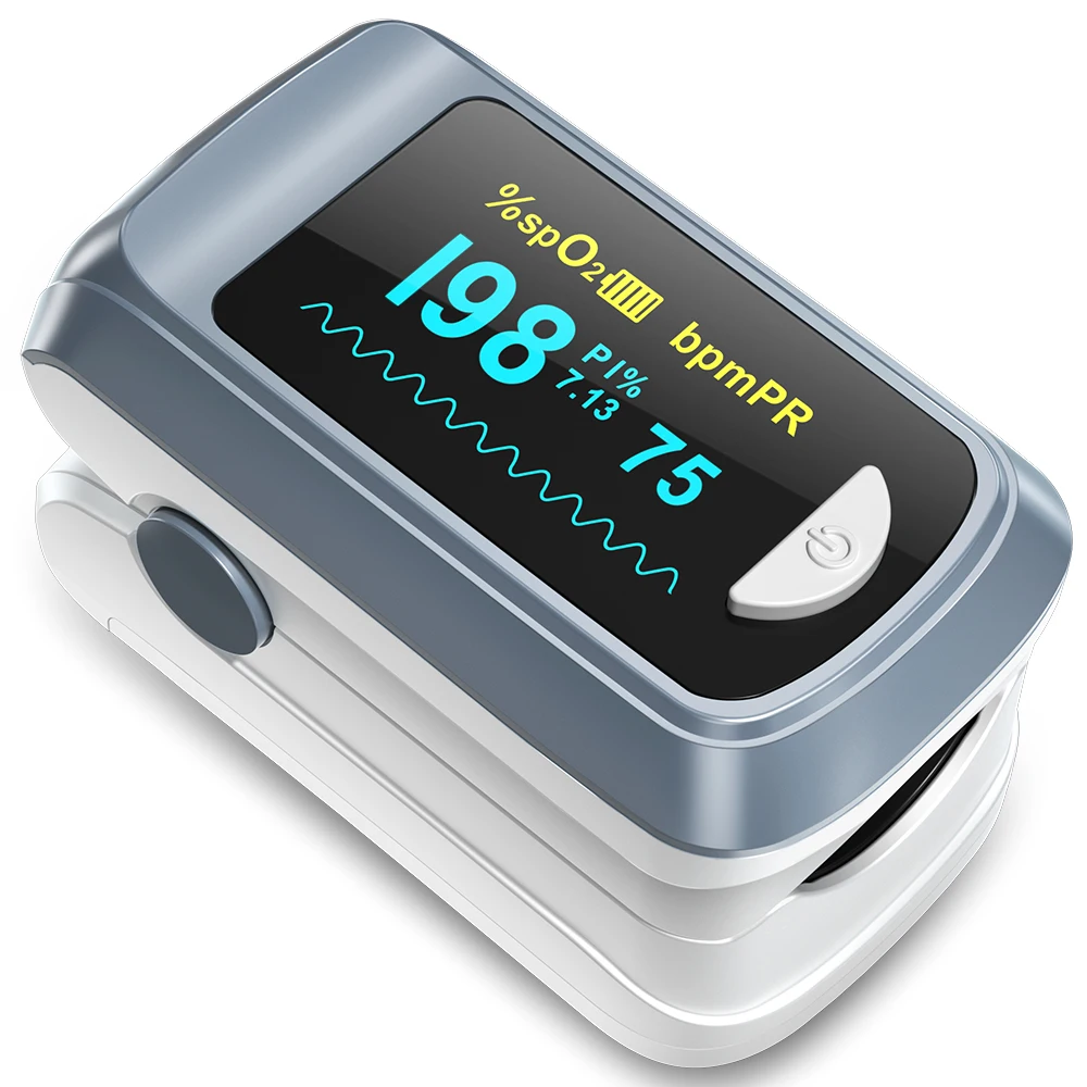 HealthTree Finger Pulse Oximeter SPO2 PR PI RR Blood Oxygen Saturation healthtree-finger-pulse-oximeter-spo2-pr-pi-rr-blood-oxygen-saturation