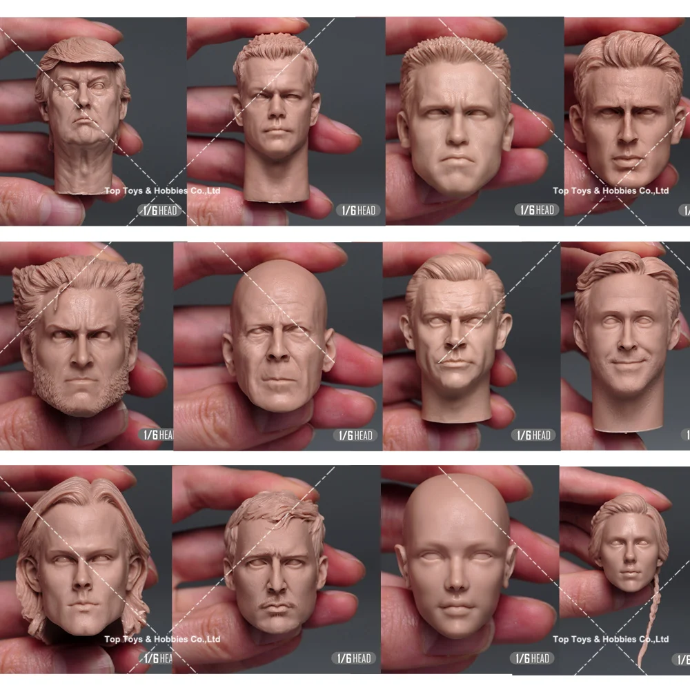 Unpainted-1-6-Male-Head-Sculpt-Matt-Damon-Hugh-Jackman-Arnold-Bruce-Willis-Theron-Chris-Evans.jpg